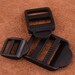 Wholesale Ladder Lock Slider Plastic Buckles Backpack Bag Straps Black ...