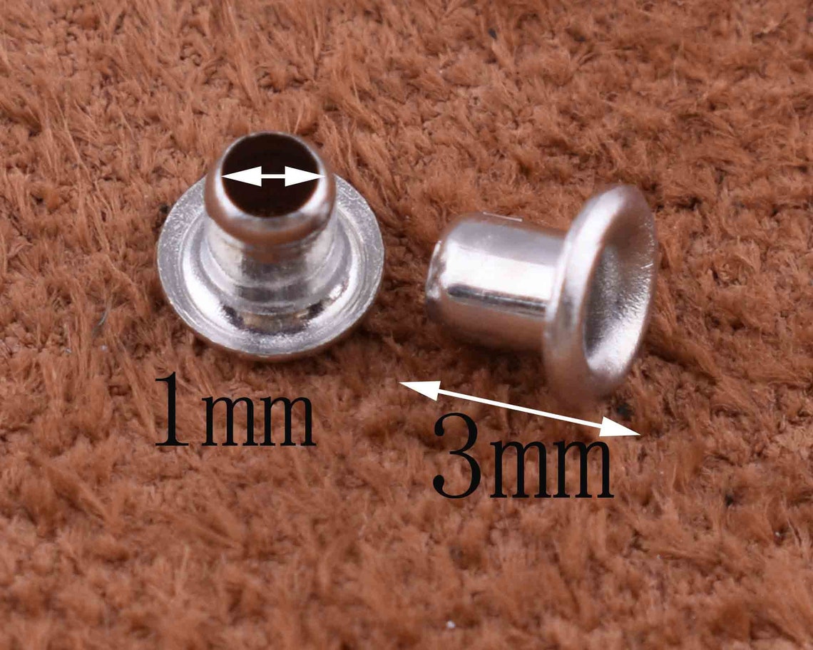 Eyelets Grommets Brass Small Eyelets1mm Hole Metal Grommets | Etsy