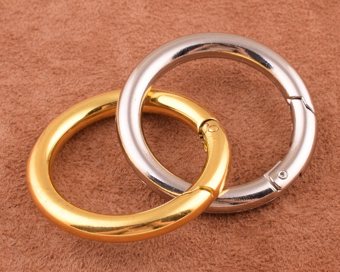 Spring Gate Ring 33mm Spring Ring Clasp Push Gate Snap Hooks - Etsy
