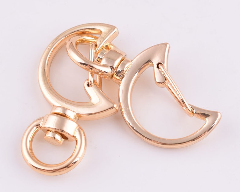 Moon Shape Swivel Hooks Snap Hook Swivel Clips Hook Metal - Etsy