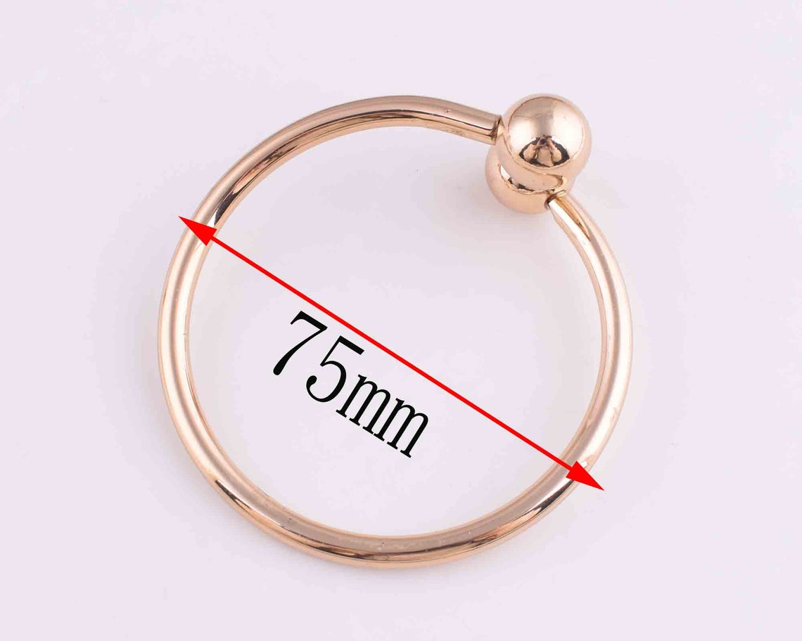 Metal Bag Handle Round Bag Framecircle Purse Handle Ring - Etsy