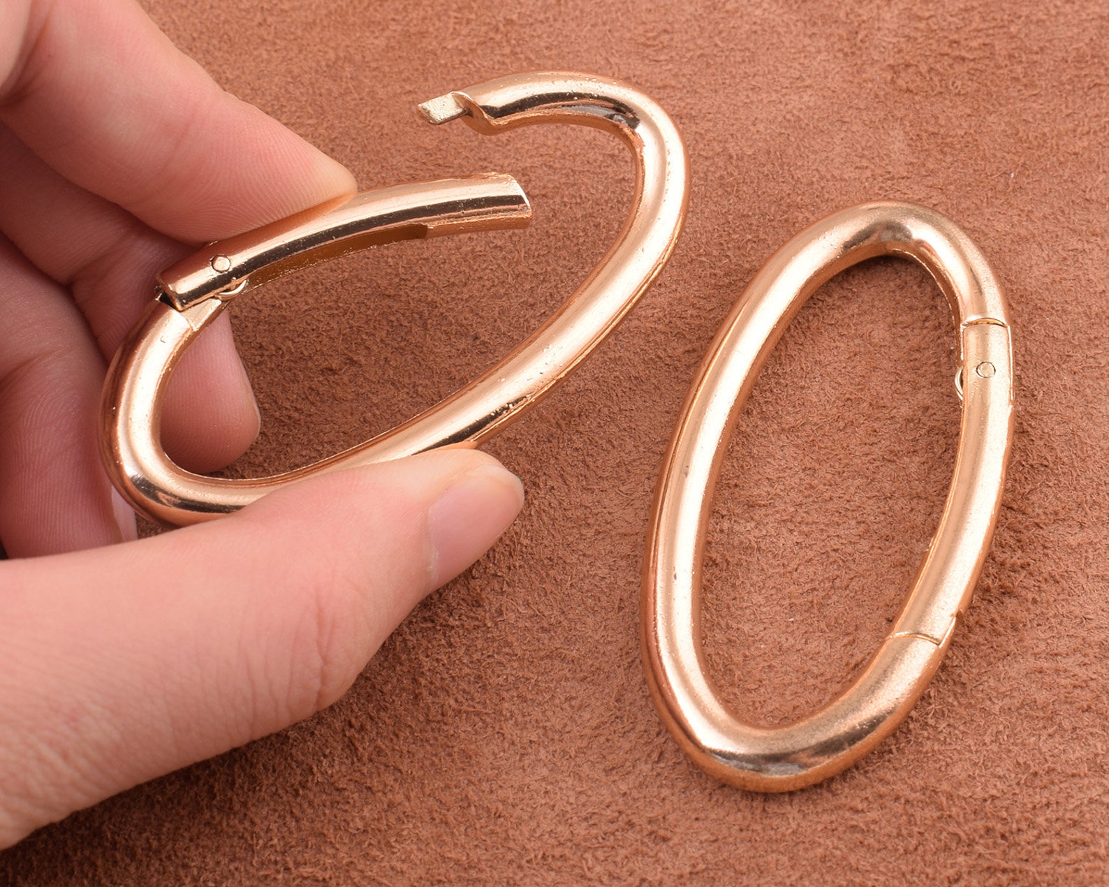 Spring Hook Black/gold/silver Push Gate Snap Hook Metal Clasp - Etsy