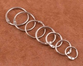 Silver Binding Ringsmetal Silver Book Card Binder Hinge Snap - Etsy