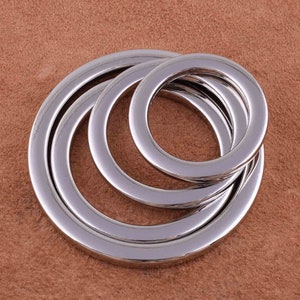Metal O Ring Flat Cast O Rings Metal Loops Round Formed Strap Ring 25-50mm Purse O Buckle,belt ...
