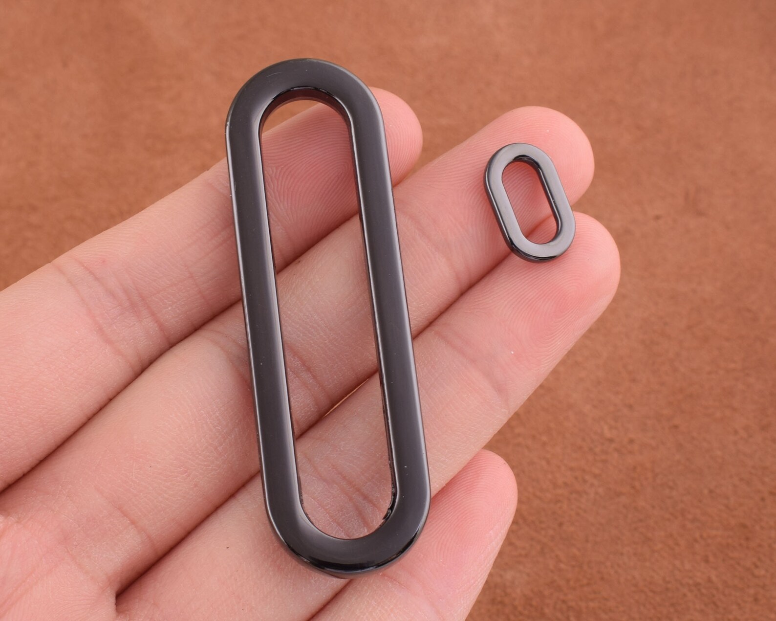 Metal Oval Loop Ring Metal Purse Rings 2 Inch Oval O Rings | Etsy