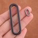 Metal Oval Loop Ring Metal Purse Rings 2 Inch Oval O Rings Flat Cast ...
