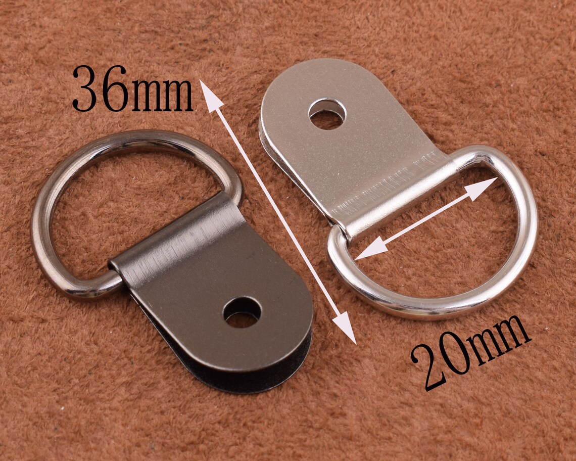 Metal D Rings with Clips Suspender clip20mm Lanyard clipiron | Etsy