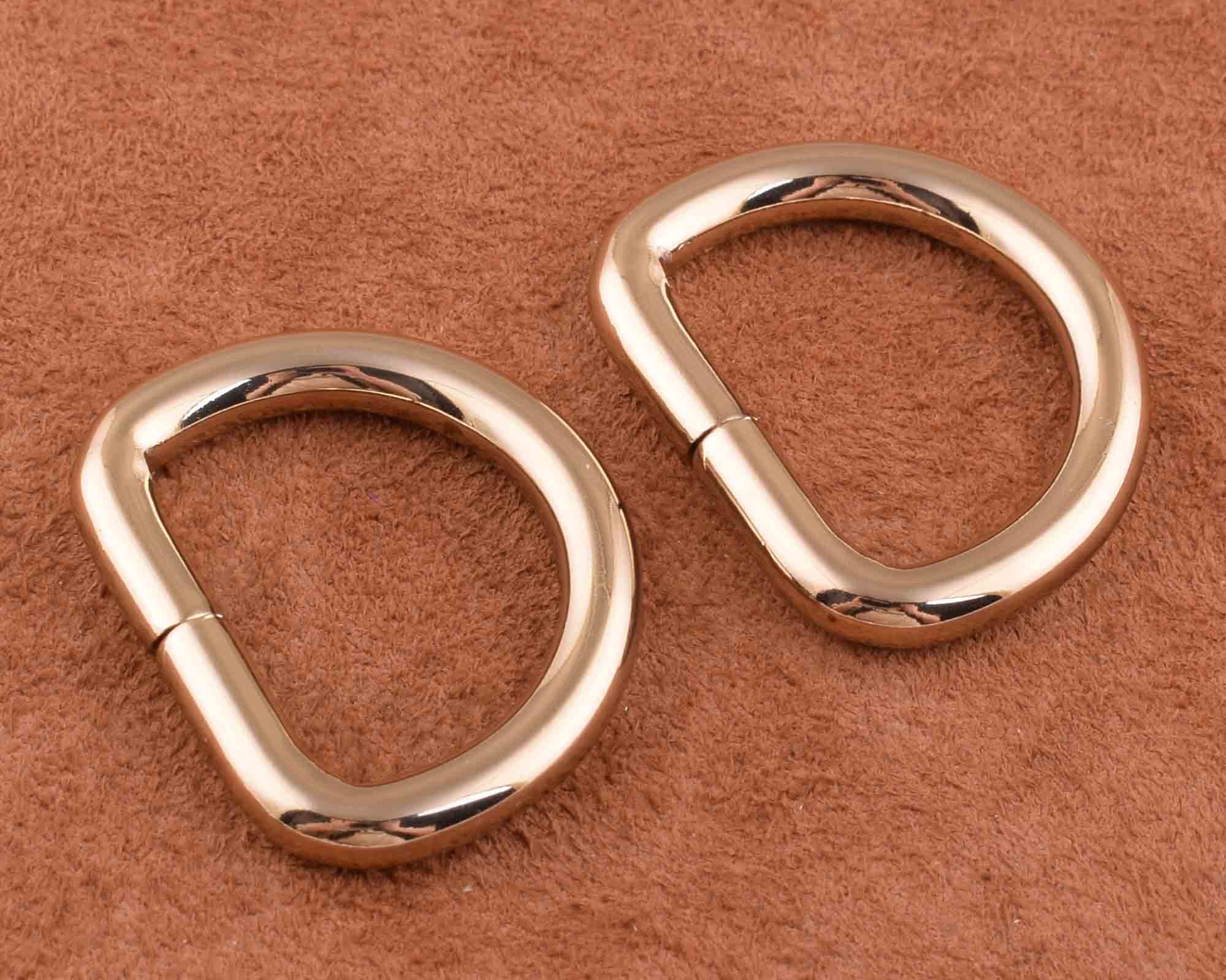 1 Inch D Rings Light Gold Metal D Ring Purse D Ring Buckle - Etsy