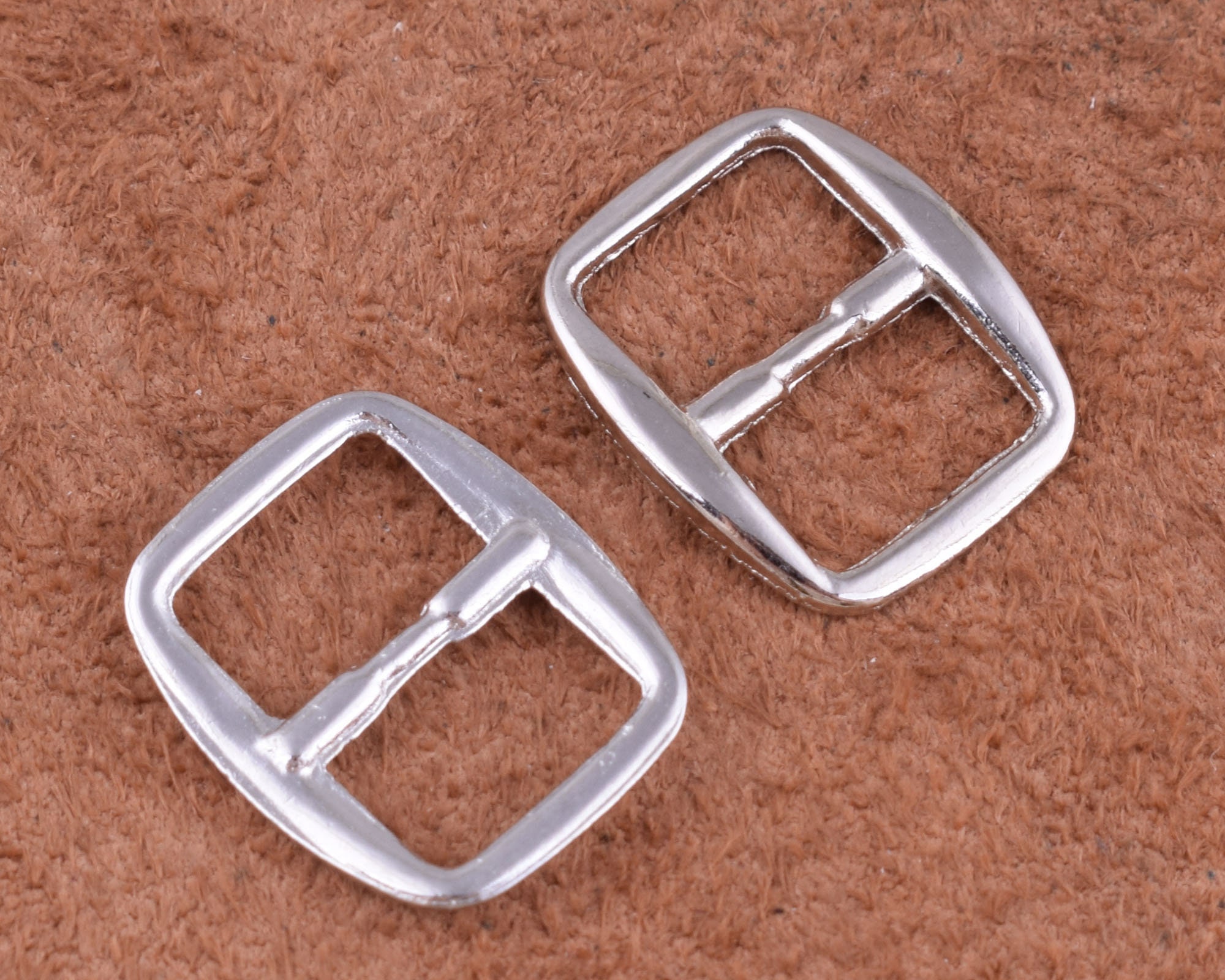 50pcs Metal Buckle Center Bar Buckle Square Strap Buckles 9mm Strap ...