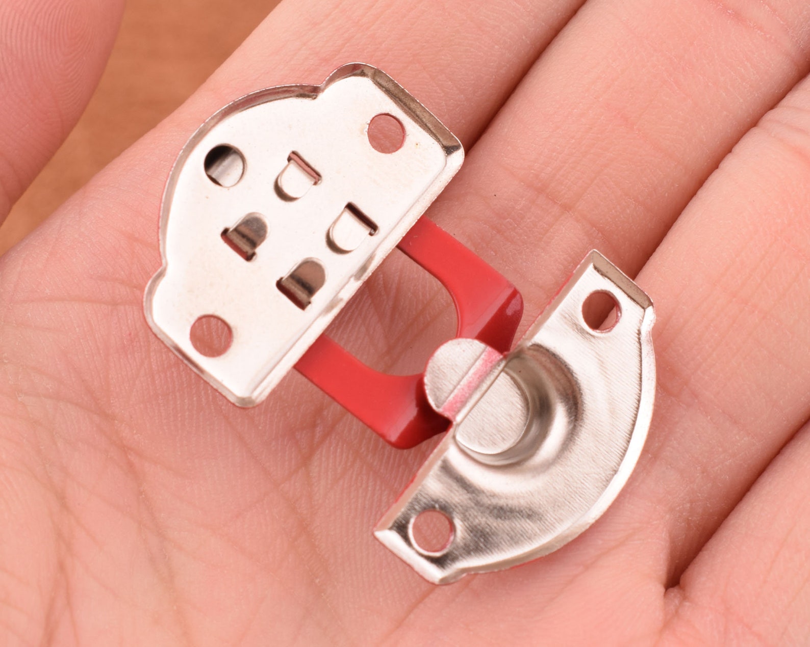 24 Sets Red Small Box Lock Catch Latches Iron Buckle Ruler | Etsy