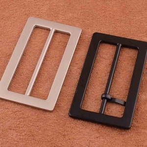 6 Pcs Sliding Buckle Square Metal Buckles 2 Inches Metal Buckles,50mm ...