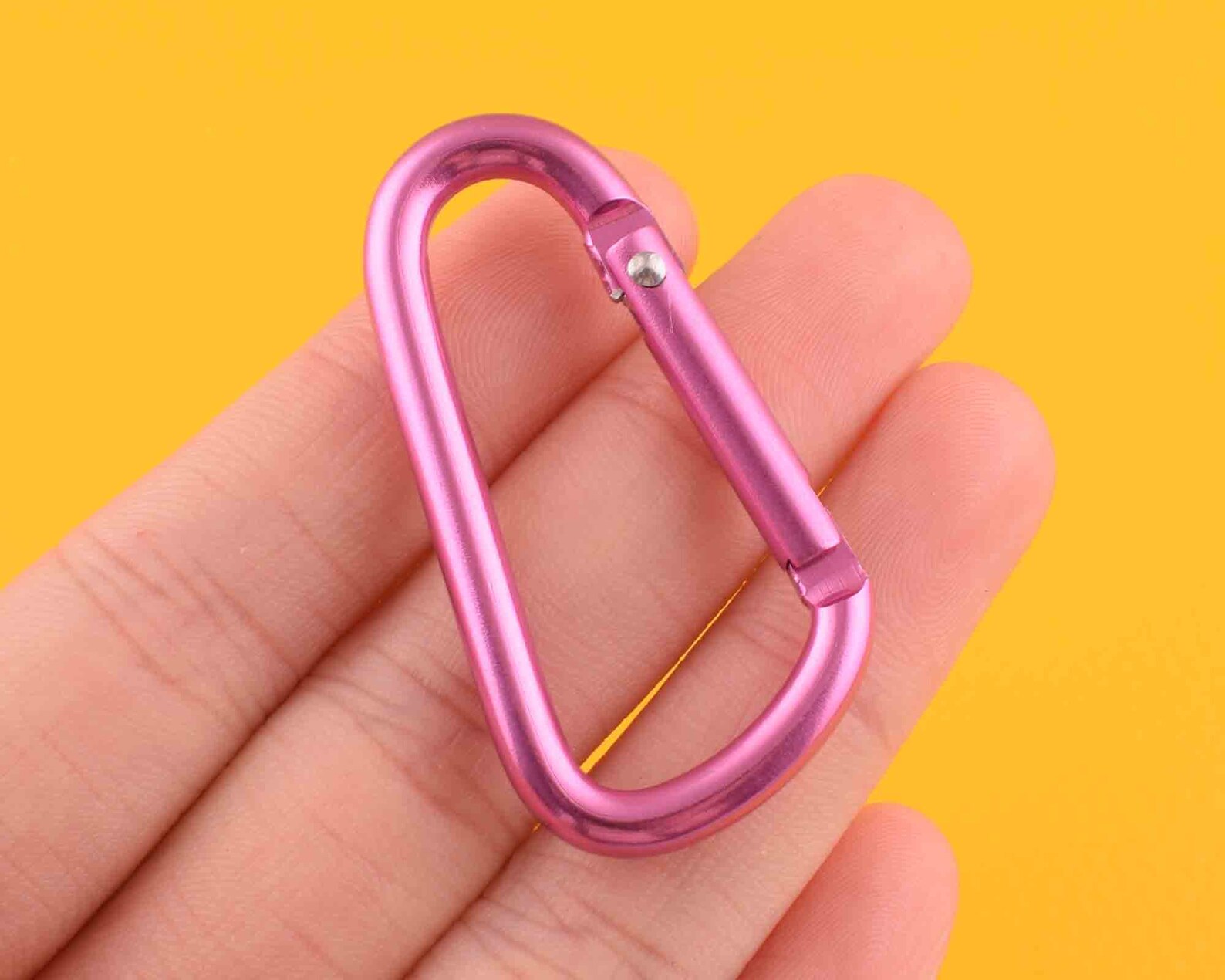 Metal Carabiner 15pcs Climbing Key Chain Clip Pink Key Ring - Etsy