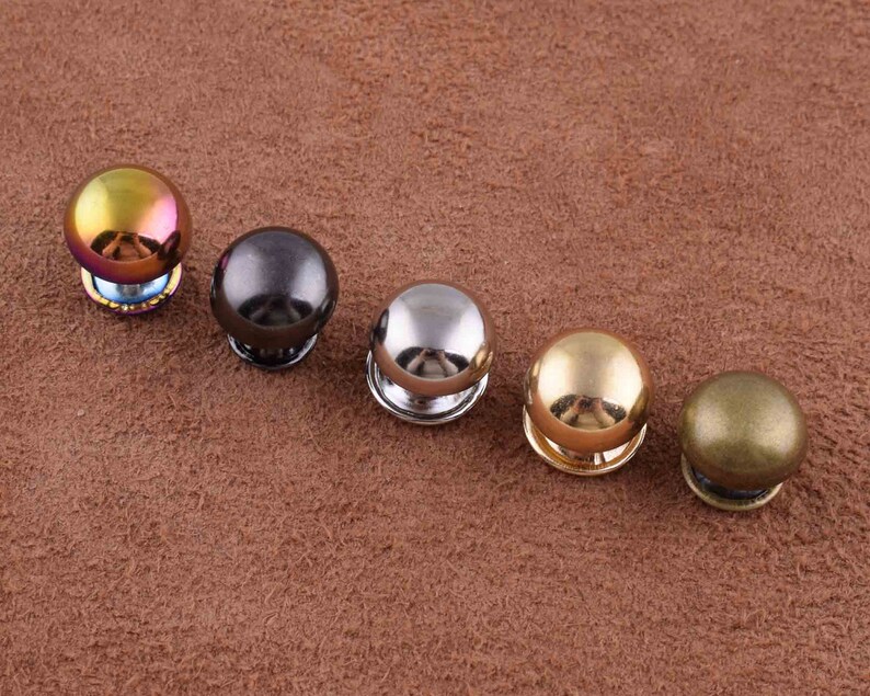 Round Dome Double Cap Rivets Rapid Studs12mm Leather Rivets - Etsy