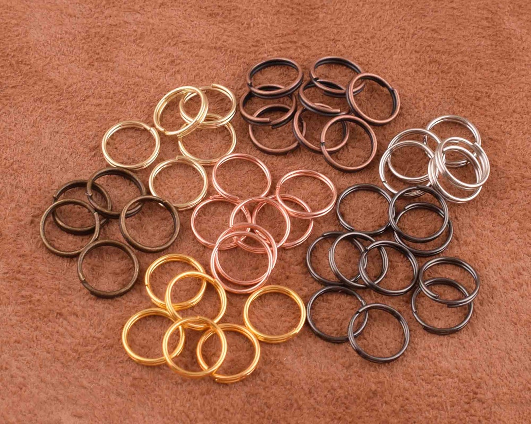 500pcs Double Loop Split Jump Rings,bulk Jewelry Making Supplies,wire ...