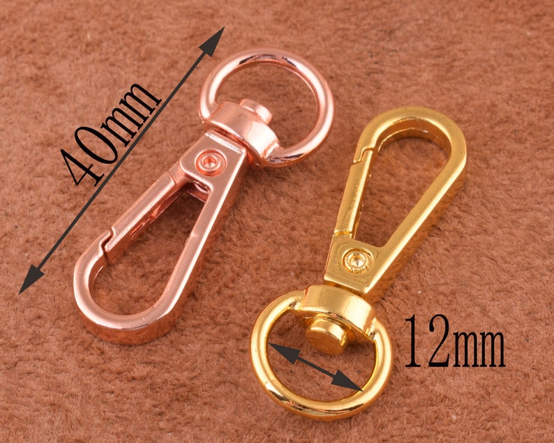 Trigger Snap Hooks4012mm Key Clasp Clipzinc Alloy Swivel | Etsy