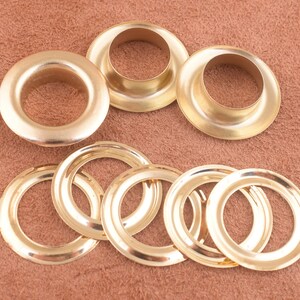 50pc Gold/rose Gold Eyelets With Gasket 13mm Grommet Eyelets for Sewing ...