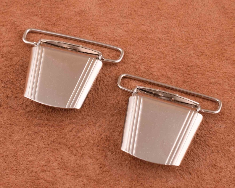 Square Metal Suspender Clips Metal Pacifier Clip 3836mm | Etsy