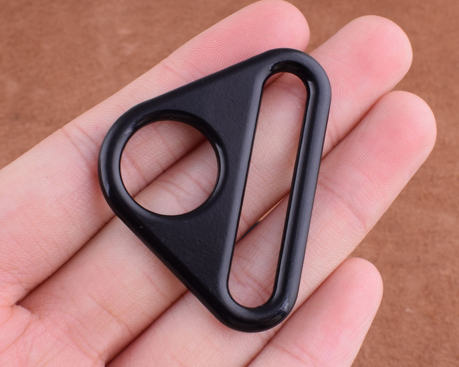 Triangle Double Rings,slot and Hole Loop Buckle Triangle Rings Buckles ...