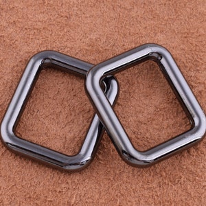 Metal Square Ring Rectangle Metal Square Ring Webbing Belt Buckles,20 ...