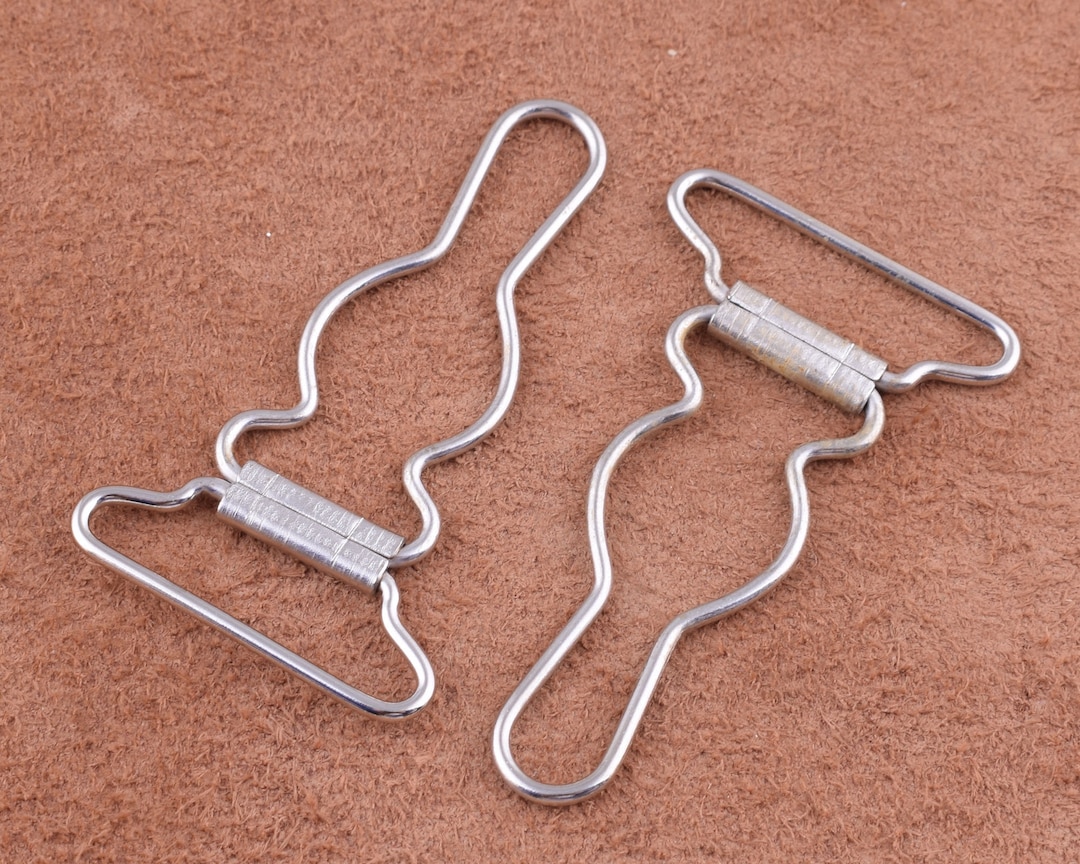 Dungaree Fastener Clip Brace Buckles 54*28mm Fastener Clip Bib Button ...