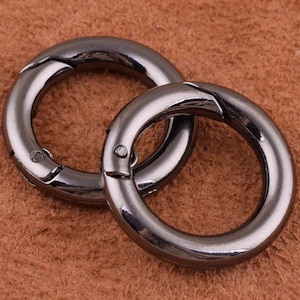 Gunmetal Metal Spring O Ring,13mm Metal O Ring,zinc Alloy Spring Ring ...