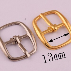 Purse Strap Buckle 13mm Webbing Buckle Belt Buckle Adjuster Buckle Gold ...