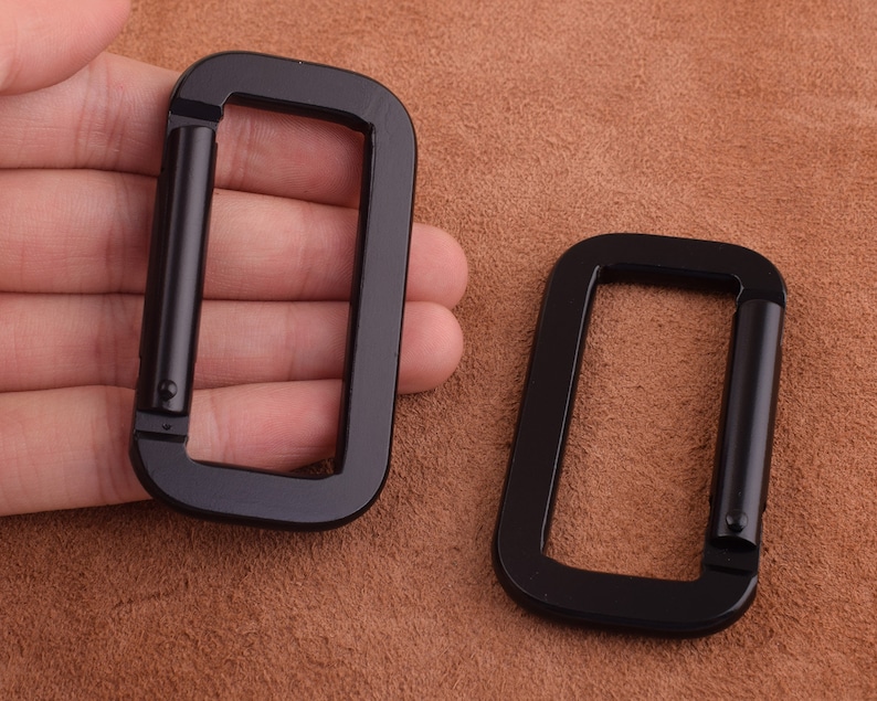 10 Pcs Large Carabiner4820mm Black Aluminum - Etsy