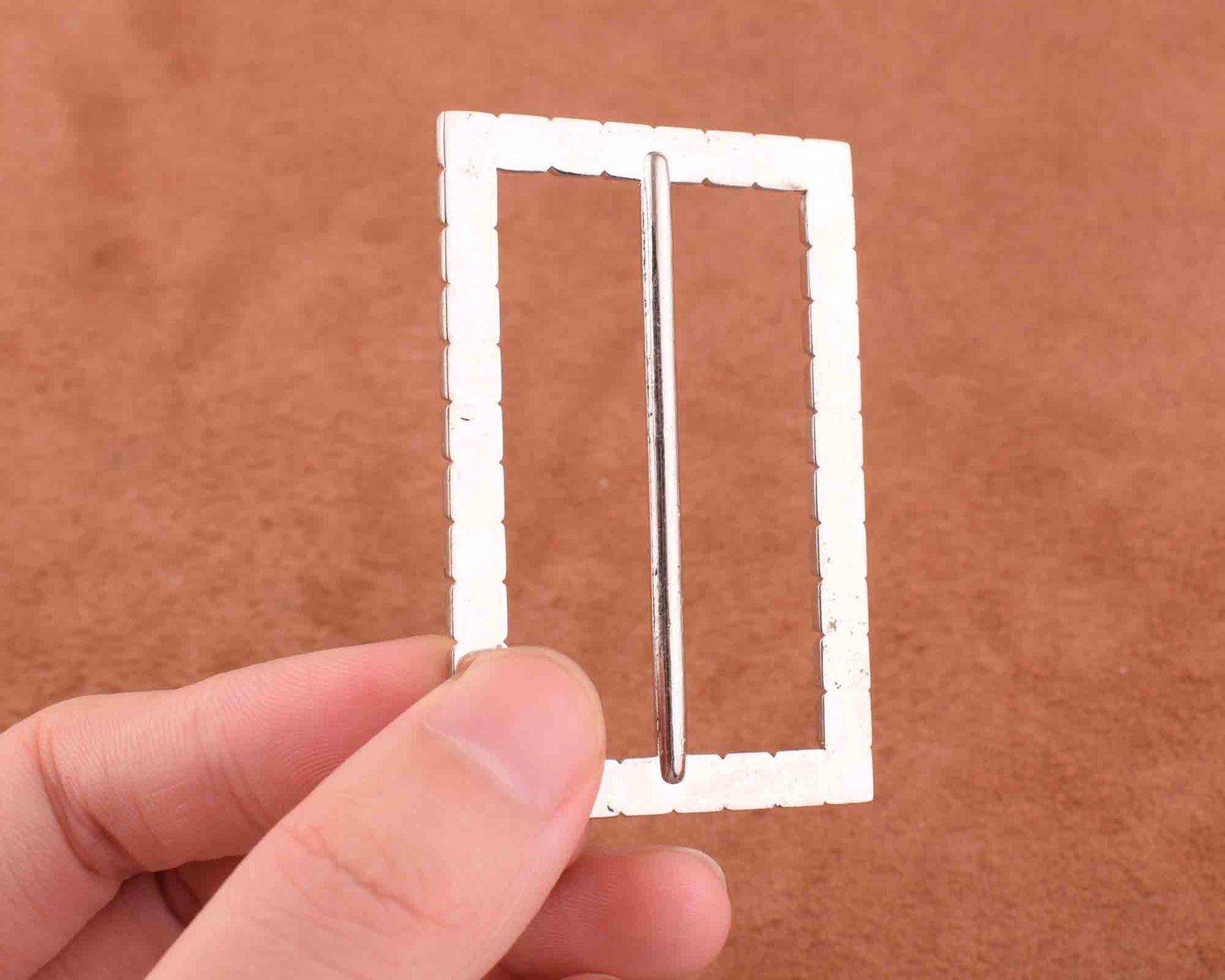 50mm Metal Buckle Silver Buckle With Diamond2 Inch Square - Etsy