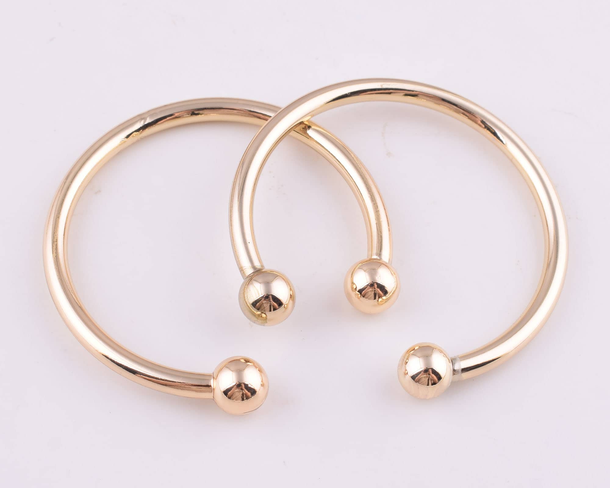 Metal bag handle light Gold Purse handles Bag handle 2 inch | Etsy