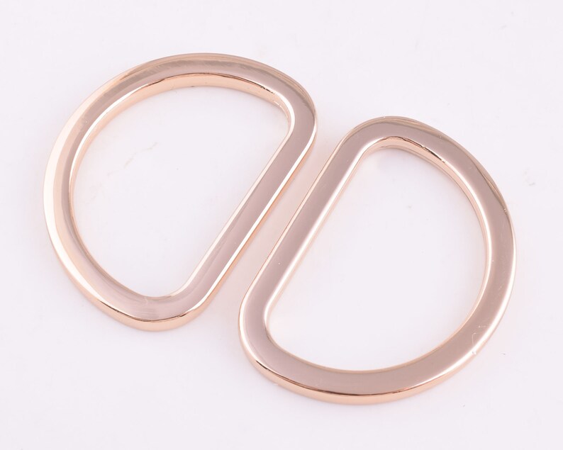 Flat Cast D Rings Light Gold Flat Strap D Ring Purse D Ring - Etsy