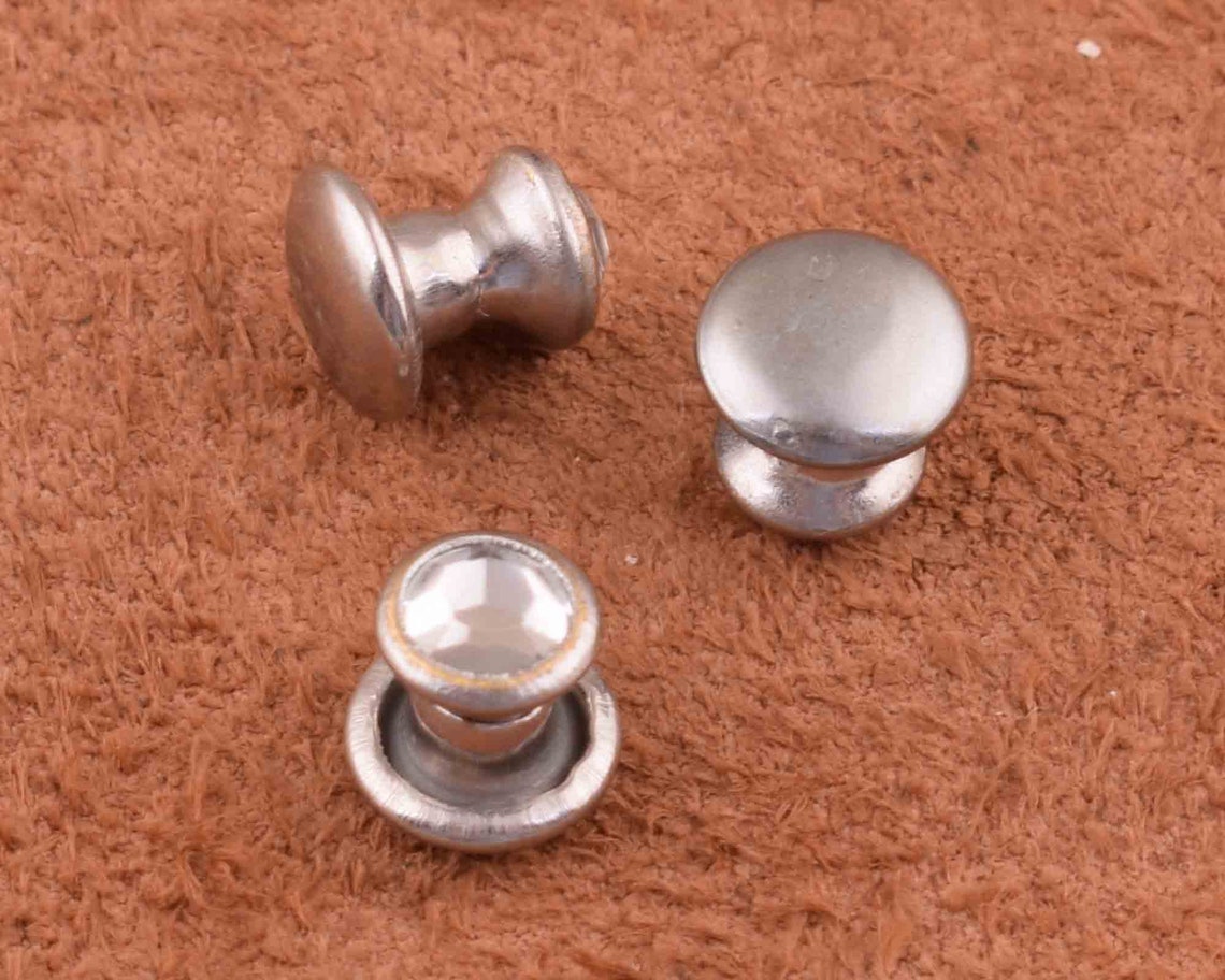Crystal Rivets For Garments Leather Rapid RivetsFabric Silver | Etsy