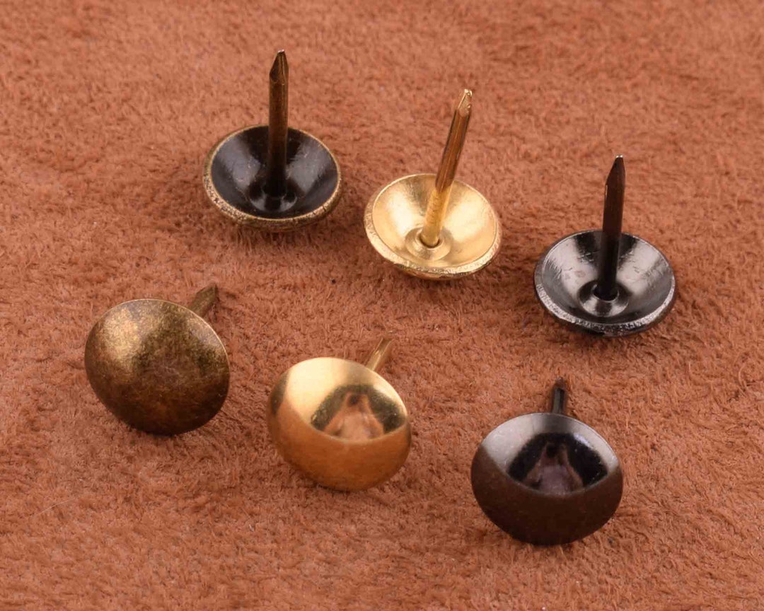 Metal Upholstery Tacks Nails 17*11mm Small Finished Upholstery Tacks ...