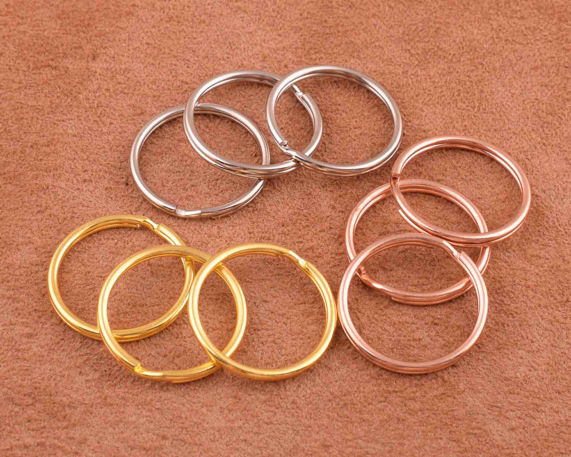 100PCS Double Split Rings25mm Key Rings1 inch Jewelry | Etsy