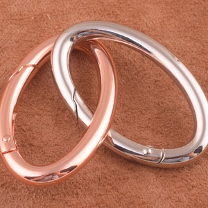 Spring Ring Swivel Buckles,38mm Silver/gold/rose Gold Spring Ring Clasp ...