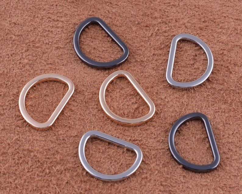 1/2 Inch D Rings Jump Rings Mini D Rings Strap Ring Purse - Etsy