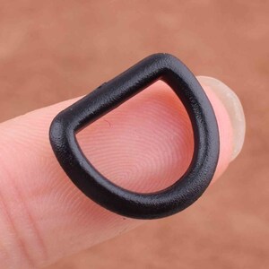 Black Plastic D Rings 11mm D Rings Finding Strap D Ring Ribbon D Ring D ...