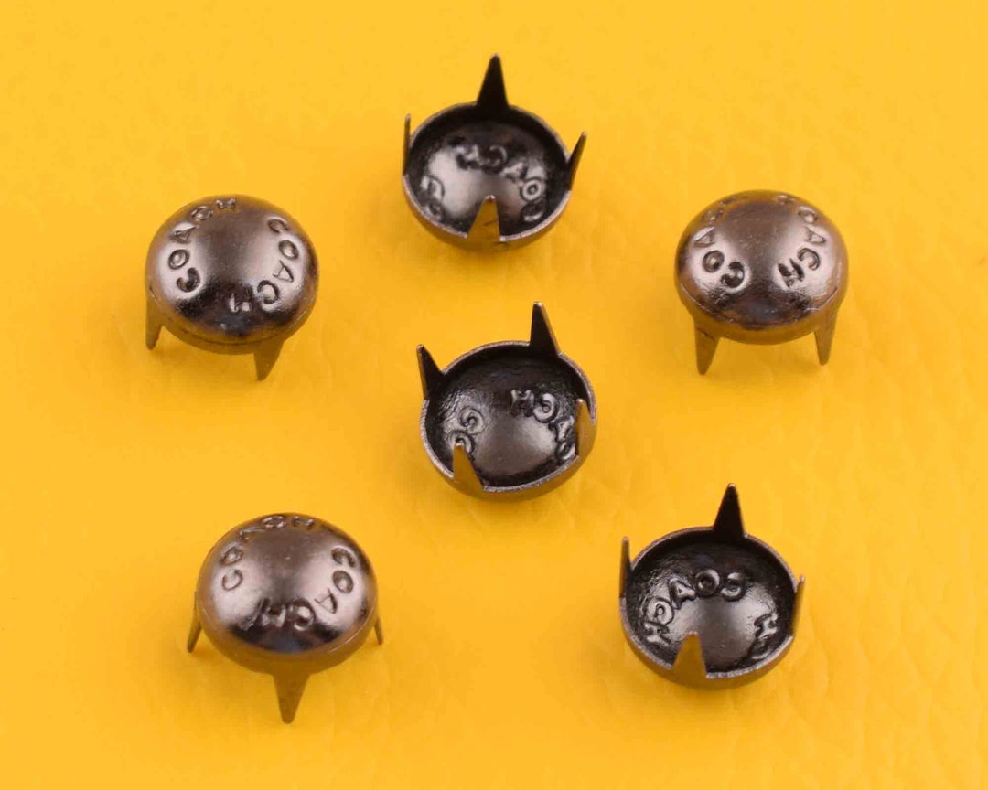 200pcs Gunmetal Metal Studs,7*8mm Metal Studs,rivets Studs Spikes for ...