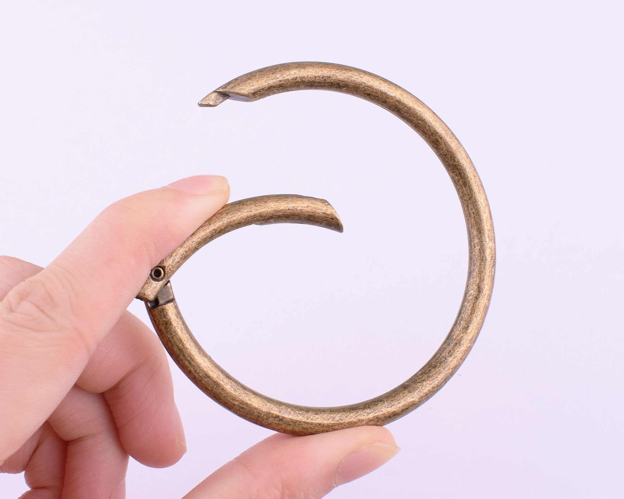 Spring Gate Ring Metal O Ring Spring Ring Clasp Push Gate Snap - Etsy