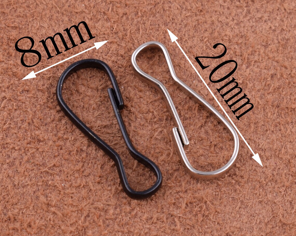Lanyard Hooks Spring Lanyard Clips Snap Clip Hooks20mm Spring - Etsy