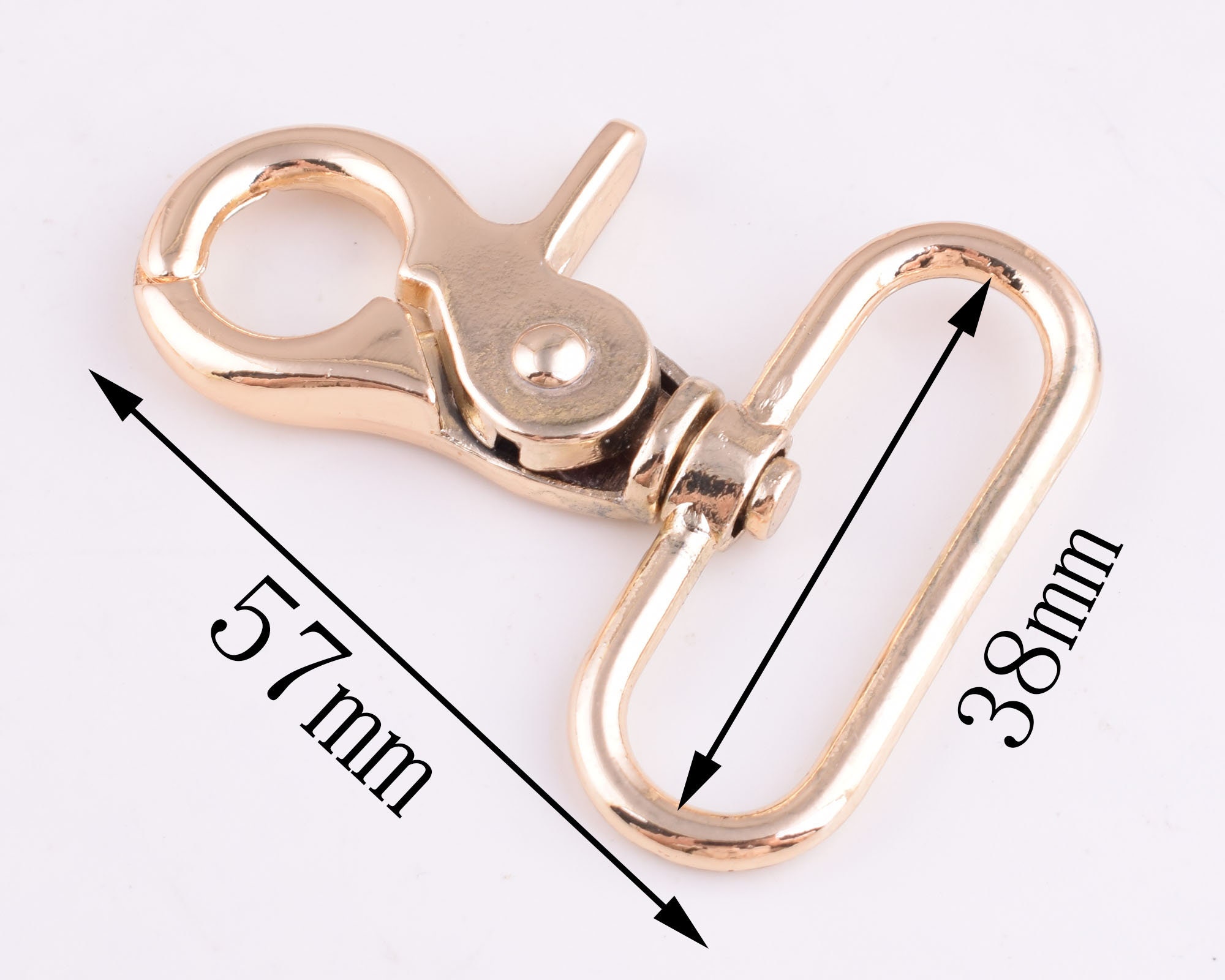 Swivel Claspslight gold Wallet Chain Clasp1.5 inch and 1.25 | Etsy