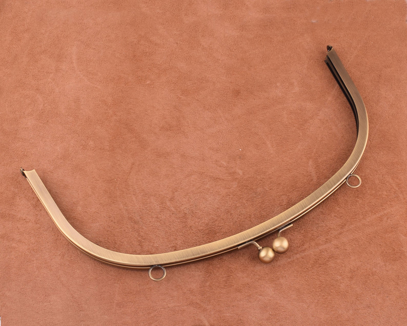 Large Bronze Purse Frame Glue in Purse Frame With Two Loops 28*16cm ...