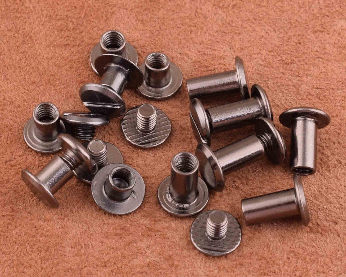 Gunmetal Rivets and Studs for Handbags/screwed Studs/ Button | Etsy