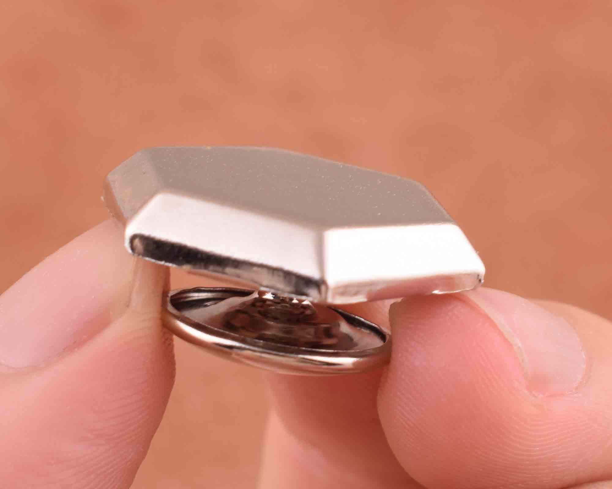 30 sets silver hexagon shaped Rivets Studs Rapid Rivets | Etsy