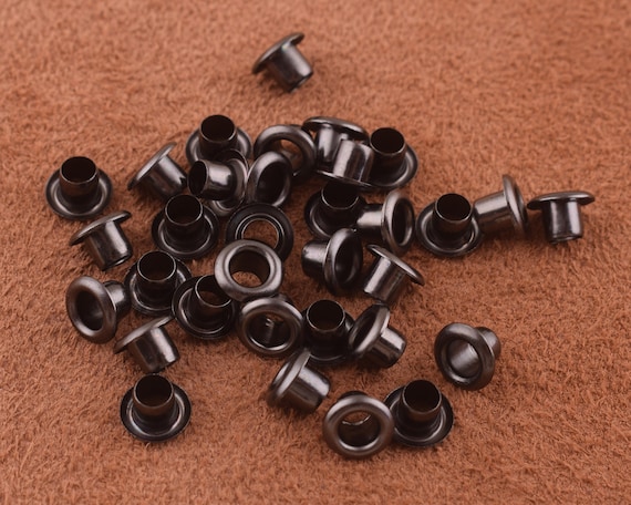364mm Gun Black Eyelets Mini Round Grommet Eyelets for | Etsy