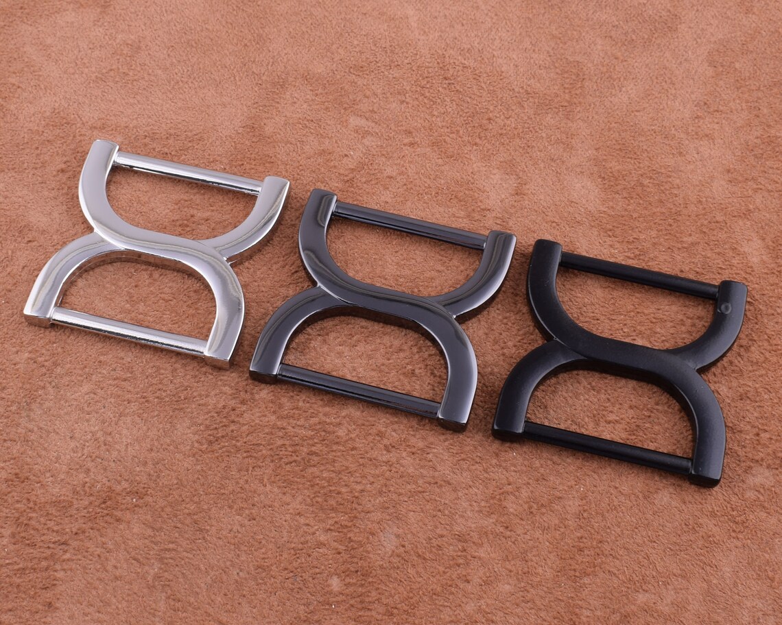 Double D ring zinc alloy push gate hook Swivel hook Chain | Etsy