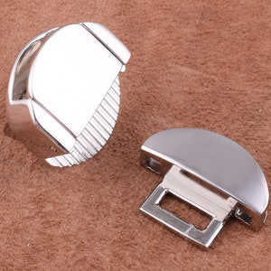 Metal Purse Locks Diy Leather Bag Metal Round Silver Thumb Twist Turn ...