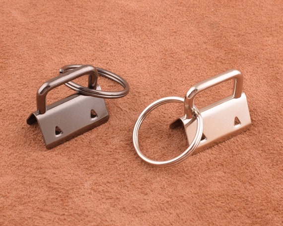 Key Fob Hardware 1 Inch Silver 10 Setskey Fob Hardware With - Etsy