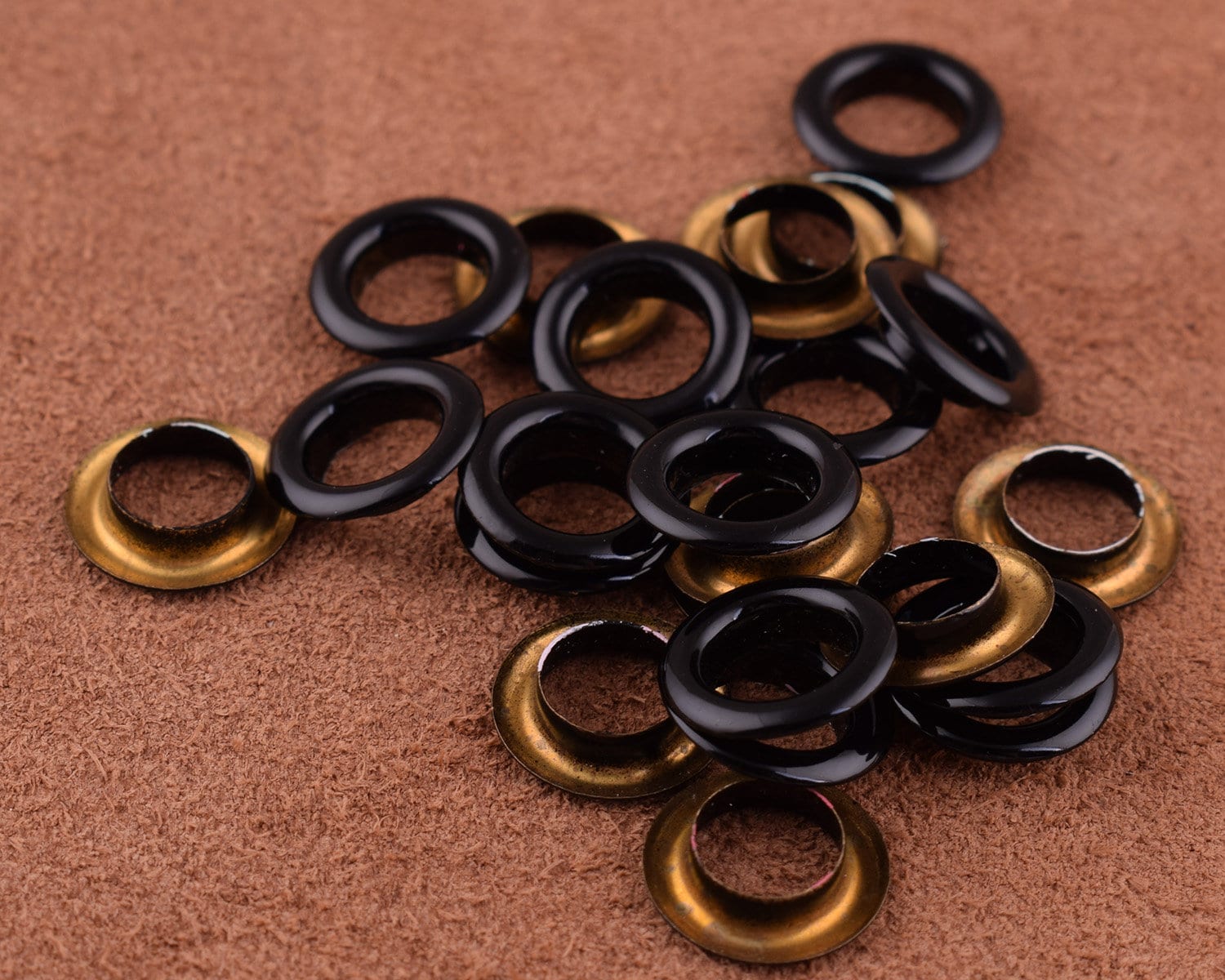 100PCS negro ojales de metal para la artesanía de cuero cuero | Etsy