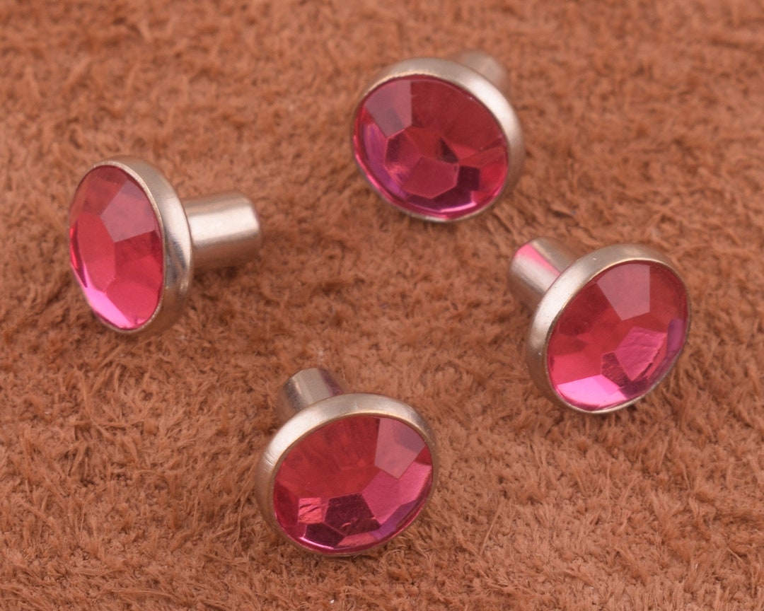 Pink Rivets Metal Studs 30pcs 7mm Double Capped Rivets Diamond Rivets ...