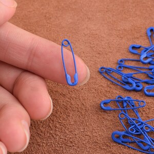 Small Safety Pins/ 100 Pieces Purple Small Safety Pins/ Three Kinds of ...